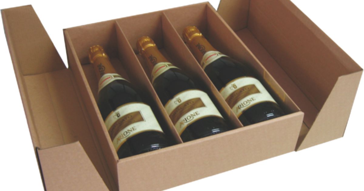 Pack 10 Caixa p/ 3 Garrafas de vinho 35x26x10 cm