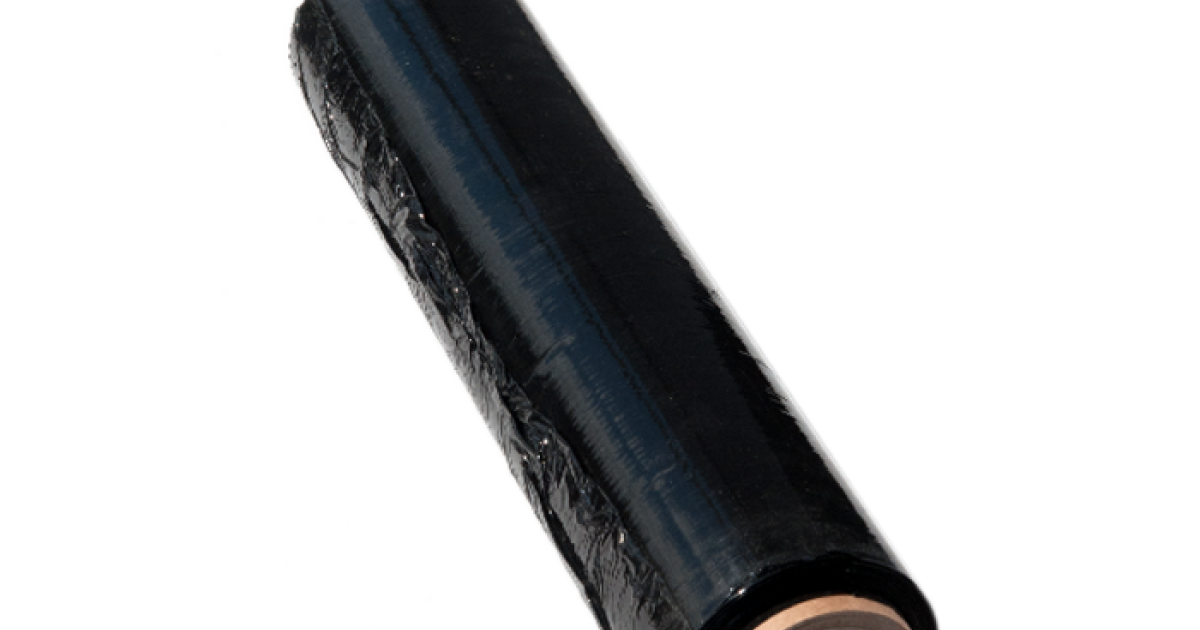 Rolo de Filme Estirável Preto Manual 0.5x250 m